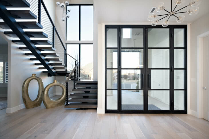 Floating Stairs Make a Dramatic Entry in Amarillo Builder’s Home - KB ...