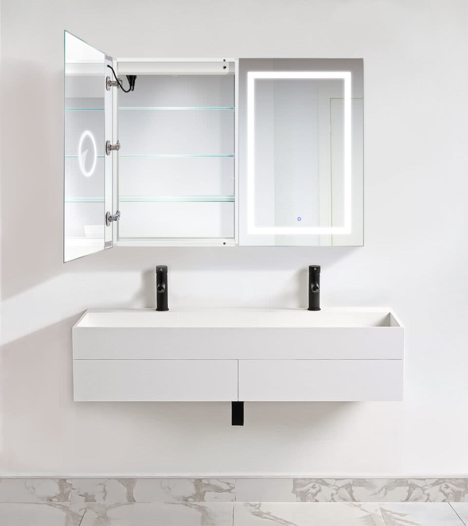Krugg Bathroom Mirrors Fuse Tradition with Contemporary Style to Create ...