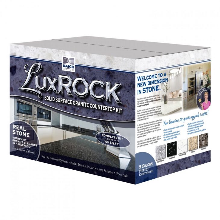 LuxROCK™ Solid Surface Granite Countertop Kit Revolutionizes Kitchen ...
